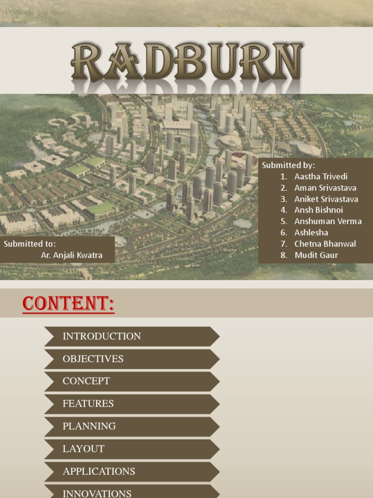 Radburn | PDF | Street | Urban Planning