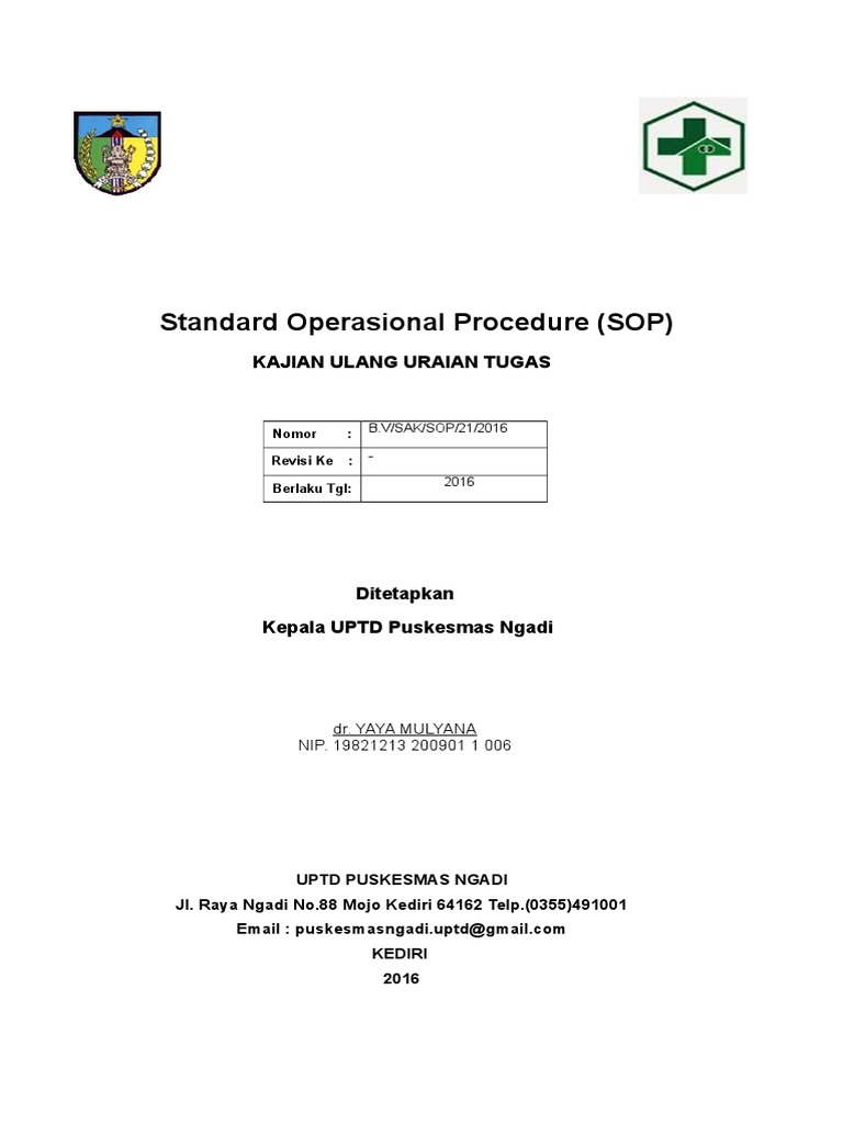 Sampul Sop SMD | PDF