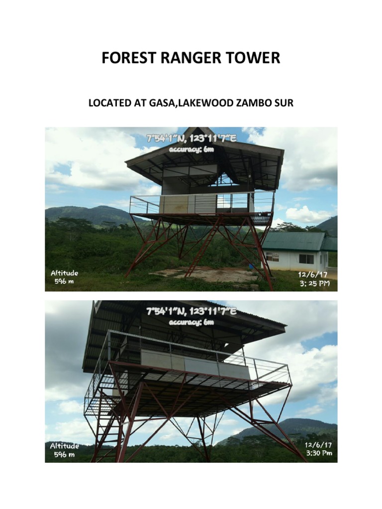 Forest Ranger Tower: Located at Gasa, Lakewood Zambo Sur | PDF