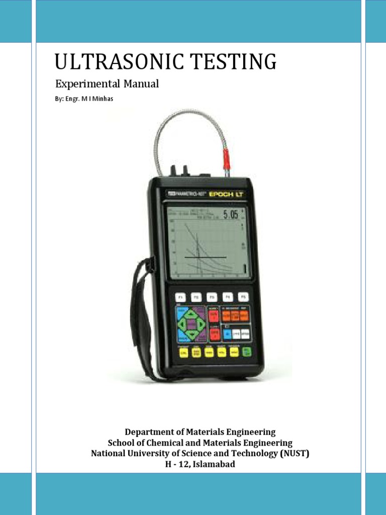 Non Destructive Testing | PDF | Ultrasound | Waves