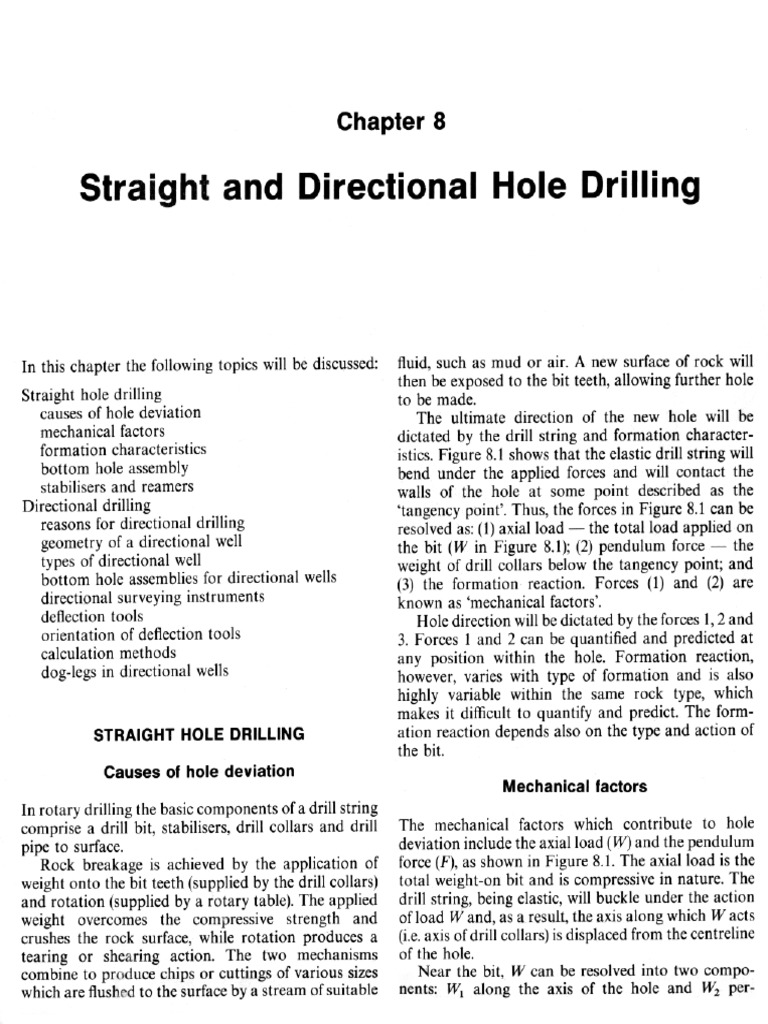 Directional Hole Drilling | PDF