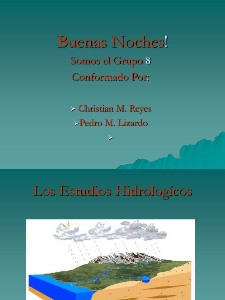 Exposicion Hidrologia | PDF | Hidrología | Clima