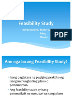 Feasibility Study (Filipino) | PDF