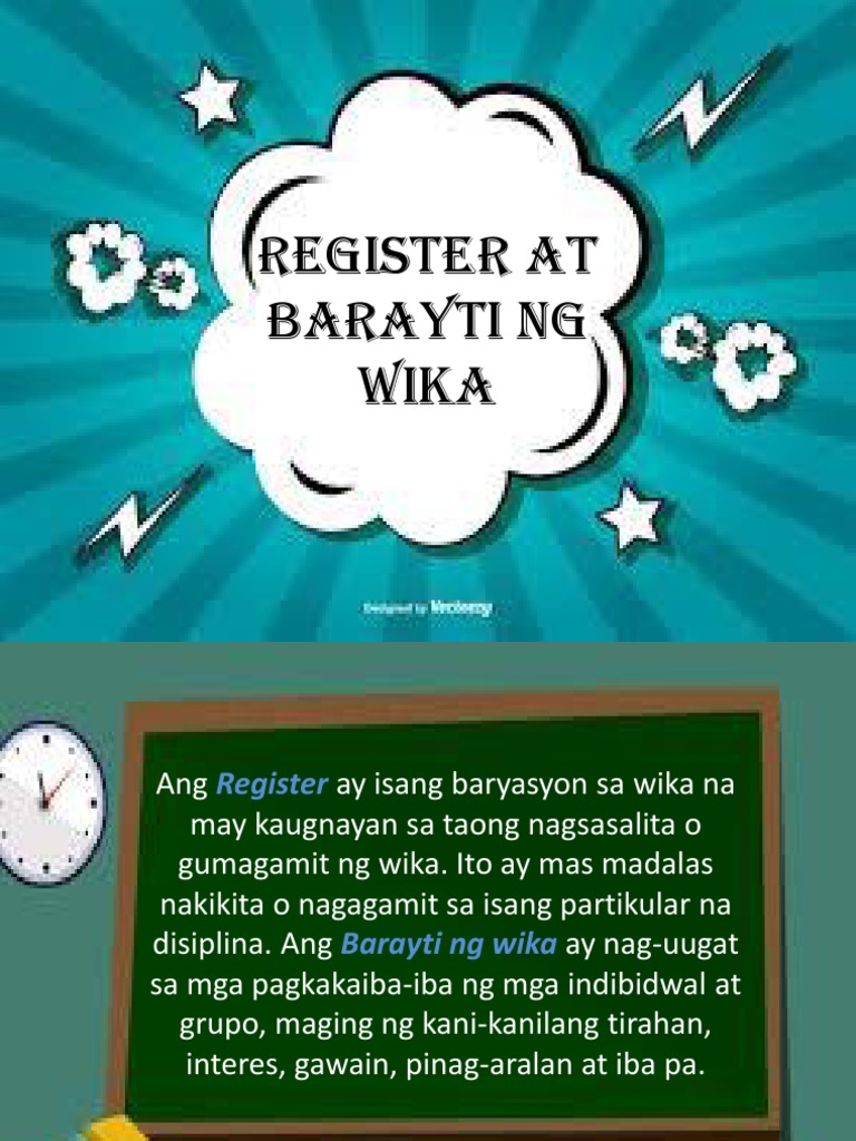 Ang Barayti NG Wika | PDF