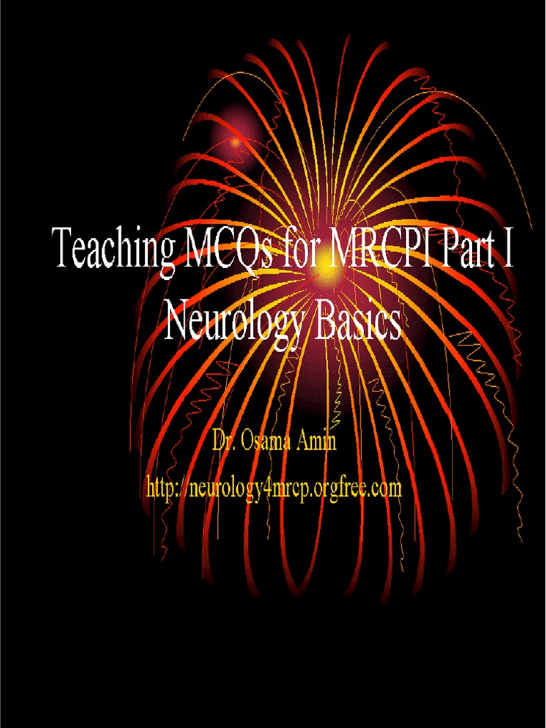 Teaching MCQ-Neurology Basics | PDF | Spinal Cord | Cerebrospinal Fluid