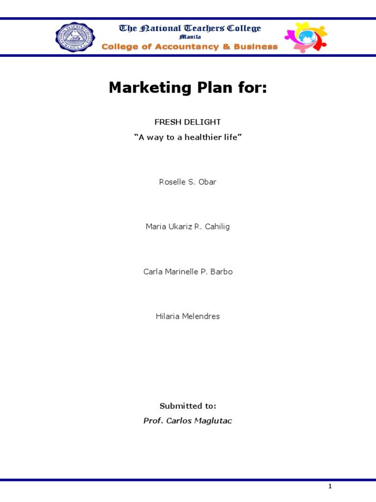 Finalized Marketing Plan | PDF | Fruit Preserves | Foods