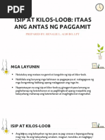 Katangian, Gamit at Tunguhin NG Isip at Kilos Loob | PDF