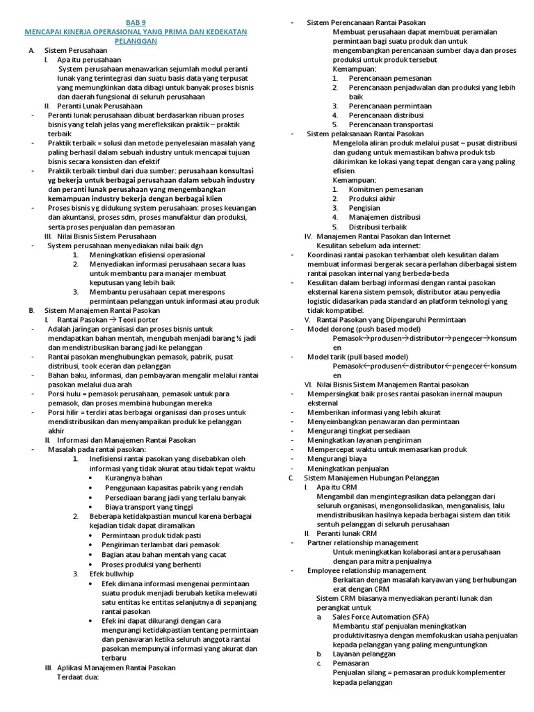 Rangkuman Sim Uas | PDF