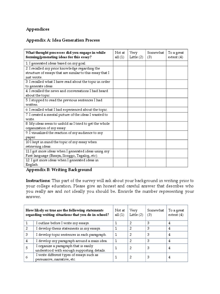 Gustilo's Holistic Essay Scoring Guide (2011) | PDF | Essays | Word