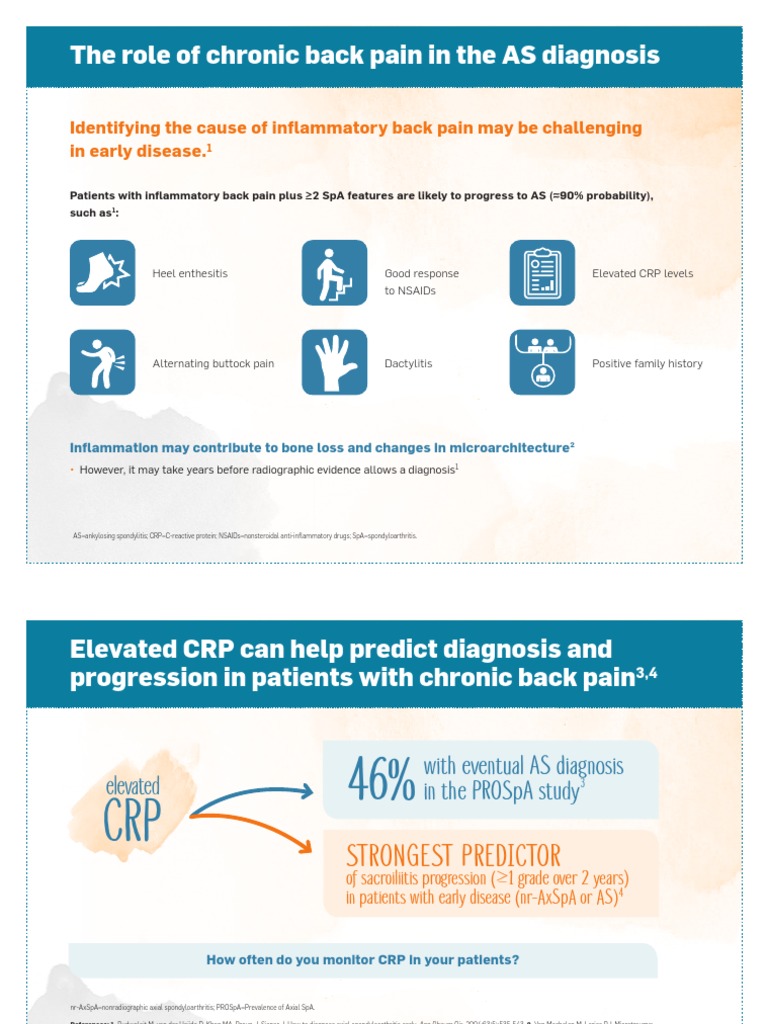 Inflammatory Back Pain Informational Flashcard XAT-1355062 PDF | PDF ...