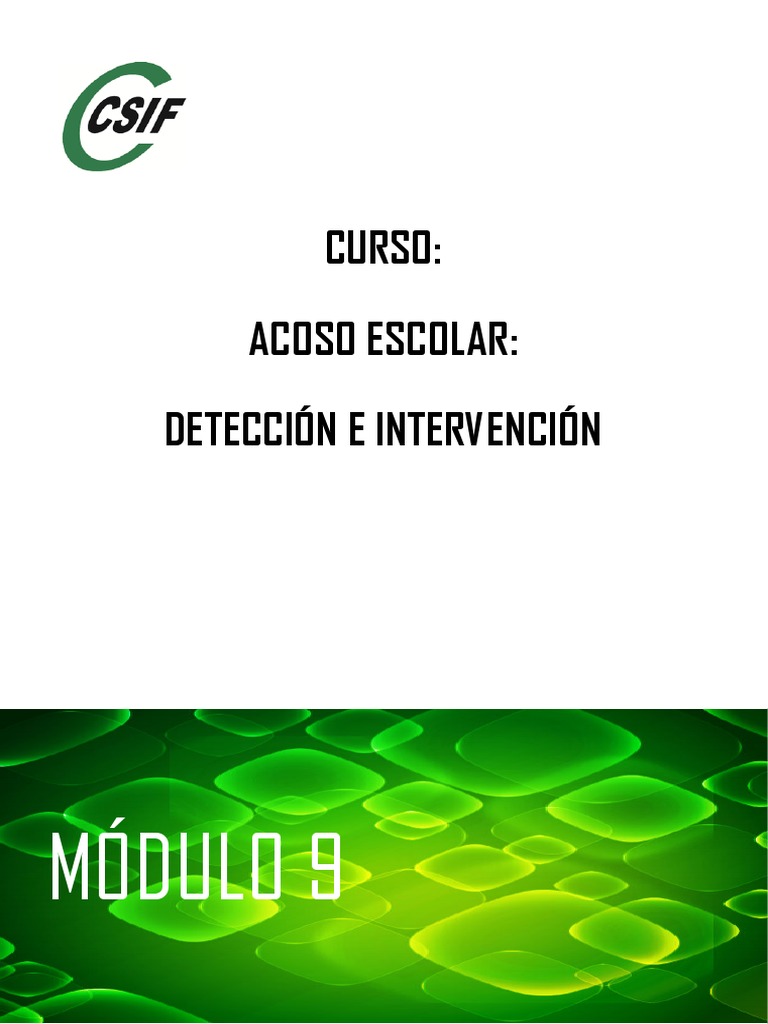 Modulo9 Ciberacoso | PDF | Acoso cibernético | Chat en linea
