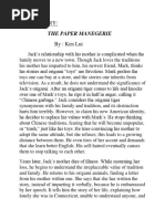 The Paper Menagerie: Ken Liu | PDF