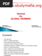 Global Warming Assignment | PDF | Global Warming | Greenhouse Effect