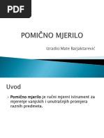 Pomicno Mjerilo | PDF