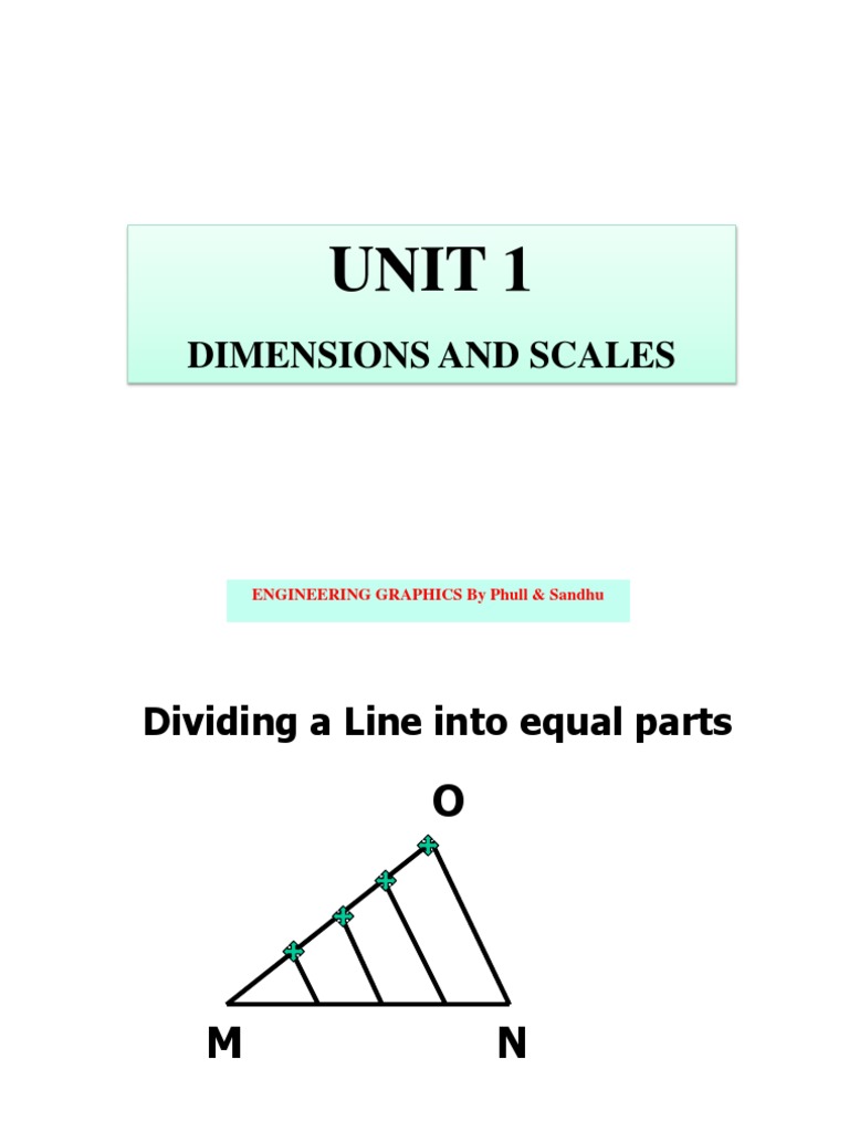 Dimensions and Scale | PDF | Metre | Ratio