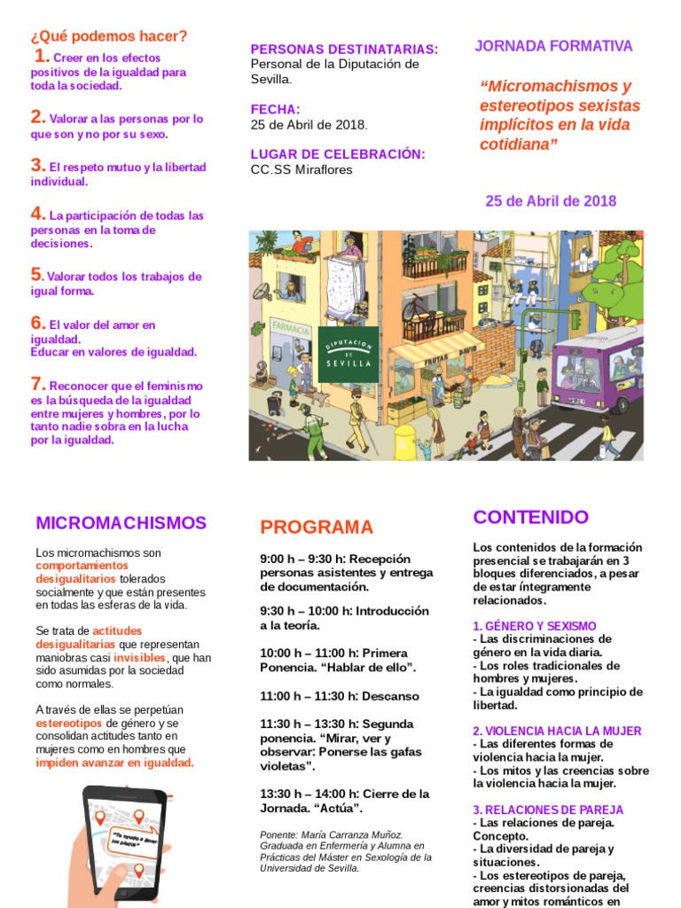 Igualdad y Micromachismos en Sevilla | PDF | Sexismo | Igualdad de género