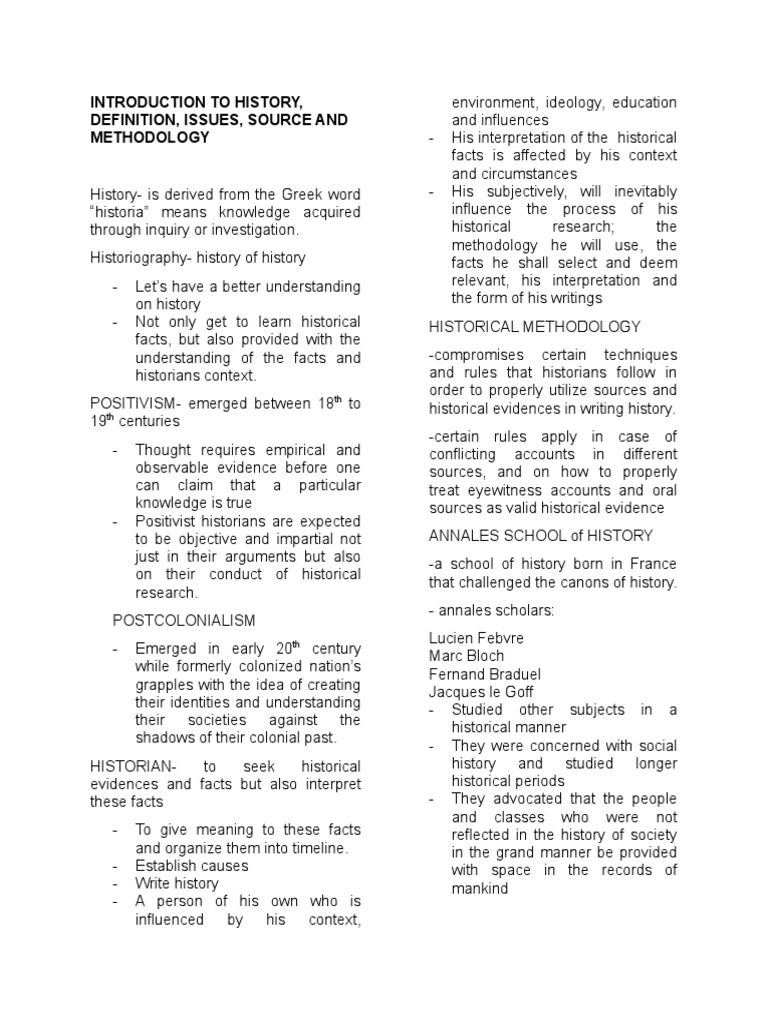 Introduction To History Lectures | PDF | Historiography | Positivism