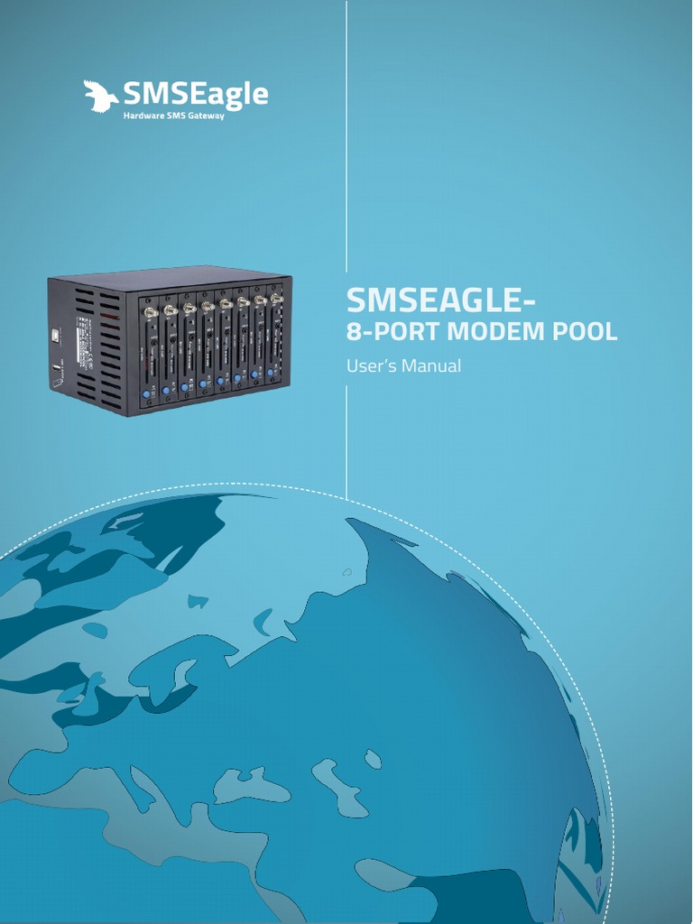 SMSEagle 8-Port Modem | PDF | Electrical Connector | Modem