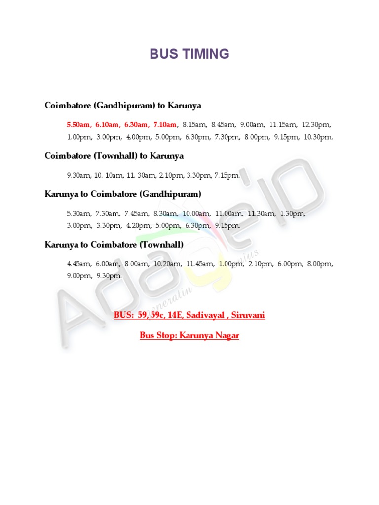 bus-timing-pdf