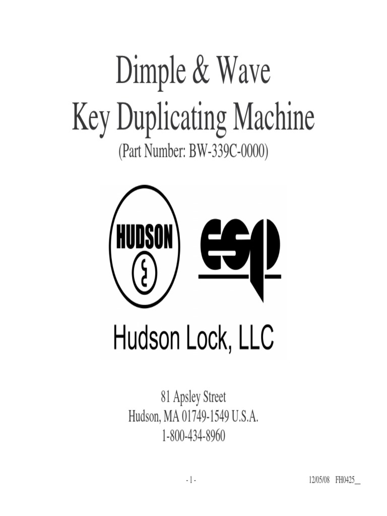 BW 339C Instructions PDF | PDF | Nut (Hardware) | Screw