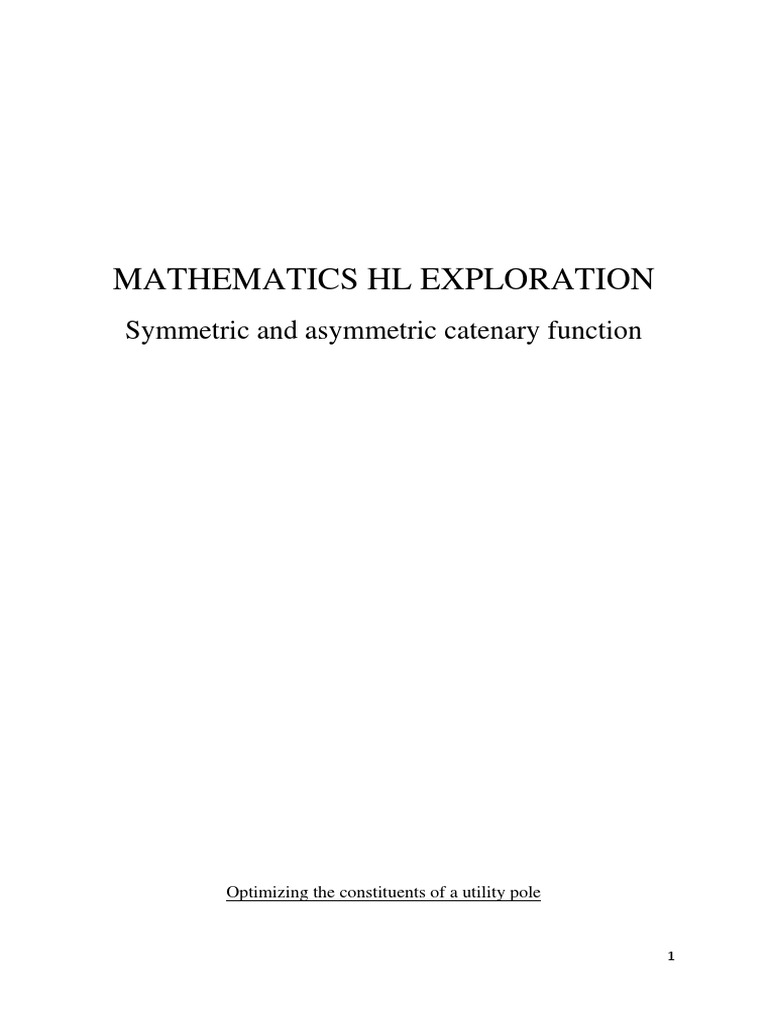 Mathematics HL IA | PDF | Trigonometric Functions | Electric Power ...