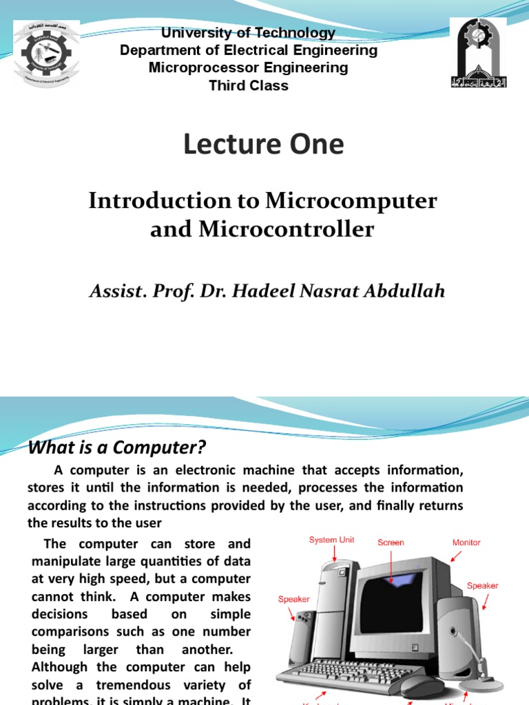 Introduction To The Microprocessor and Microcomputer | PDF | Microcomputers | Microcontroller