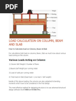 Staircase Load Calculation Overview | PDF | Stairs | Structural Engineering