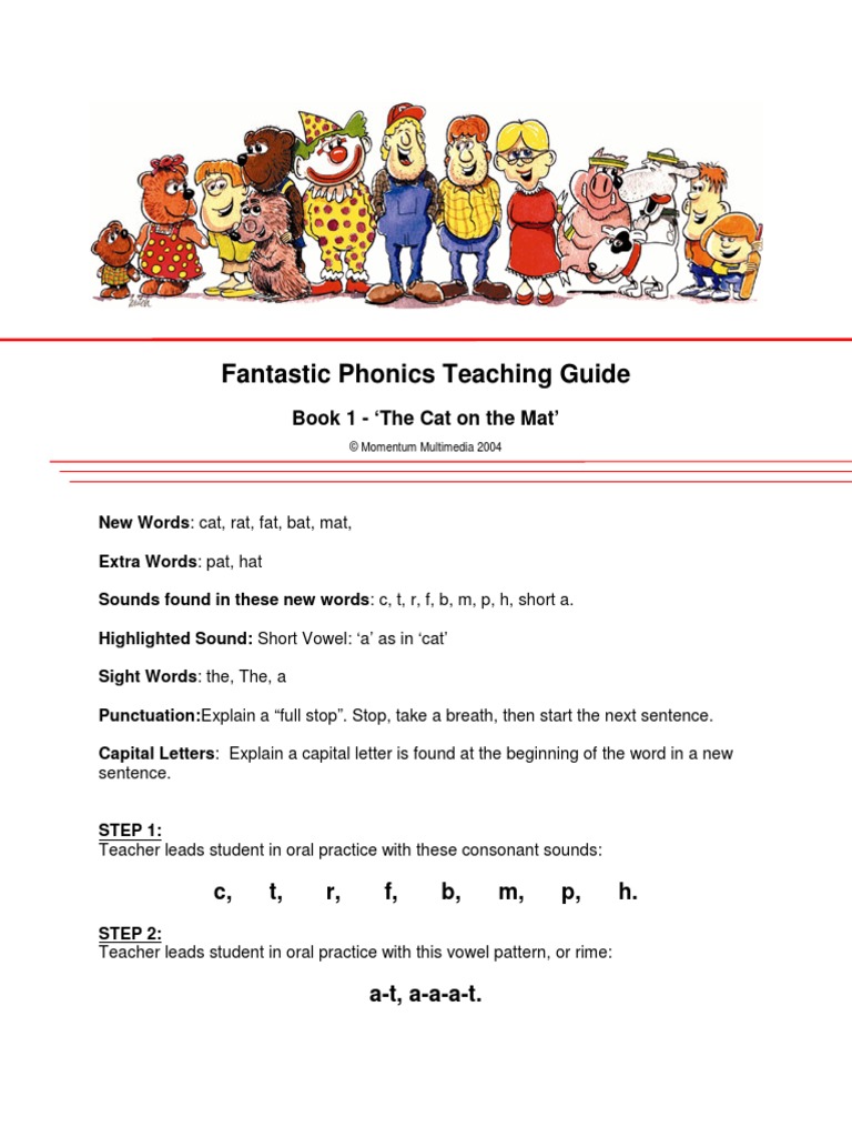 Fantastic Phonics Teaching Guide 01 PDF | PDF | Phonics | Reading ...