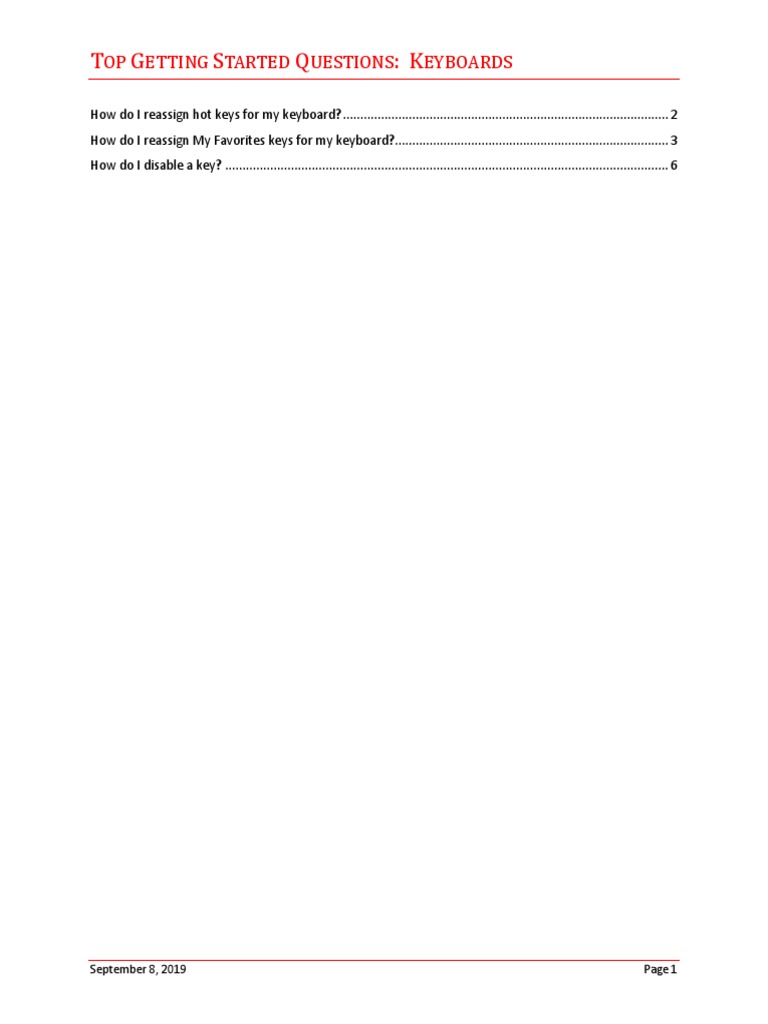 How To Reassign or Disable Keys | PDF | Windows 7 | Tab (Gui)