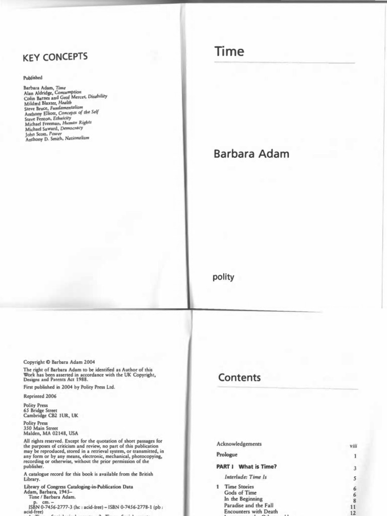 Barbara Adam - 2004 - Time | Download Free PDF | Georg Wilhelm ...