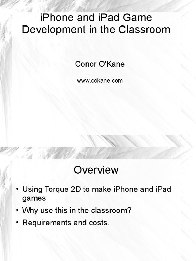 Game Development with Torque 2D | PDF | Macintosh | I Pod