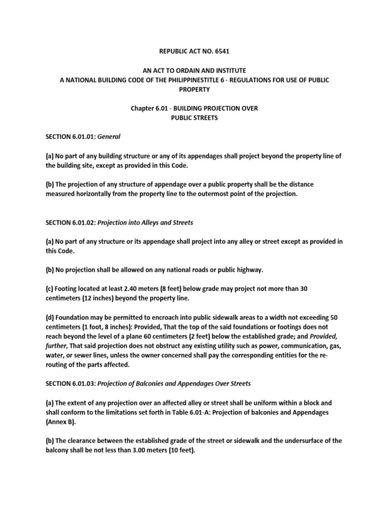 Building Dos and Donts | PDF | Street | Foot (Unit)