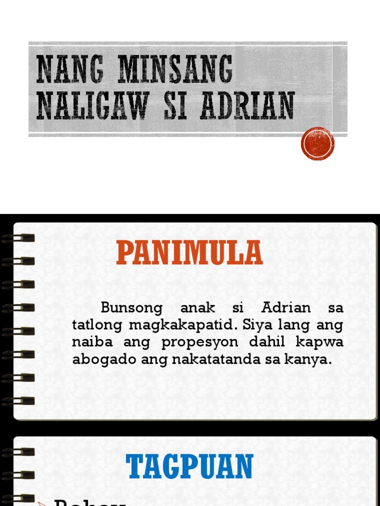 Nang Minsang Naligaw Si Adrian | PDF