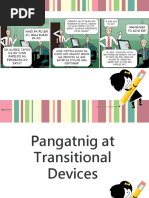 Mga Transitional Devices Sa Filipino | PDF