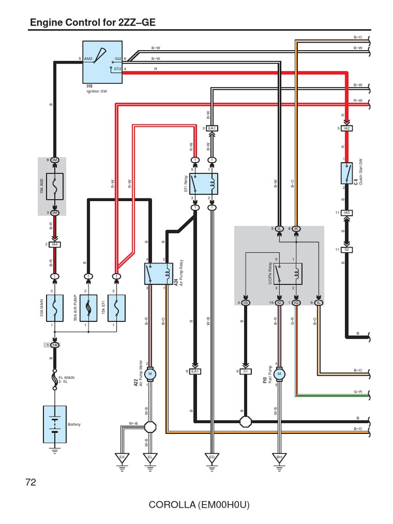 Corolla 2ZZ-GE Engine Control Guide | PDF | Systems Engineering ...