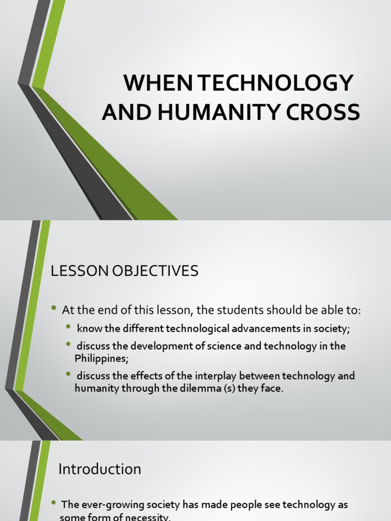 When Technology and Humanity Cross | PDF | Robot | Robotics