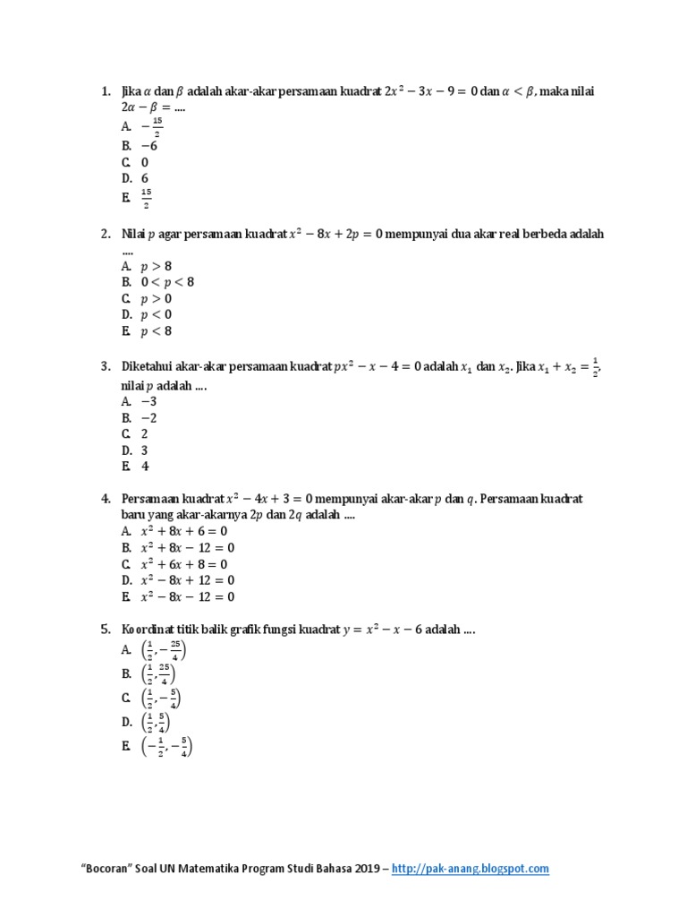 Soal Un Bhs 2019 Latihan | PDF Soal Un Bhs 2019 Latihan | PDF