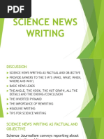 Science and Technology Writing Fact Sheet | PDF | Deforestation ...