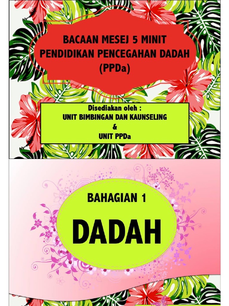 Mesej 5 Minit Anti Dadah | PDF