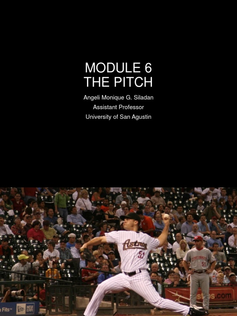 MODULE 6 Pitching | PDF