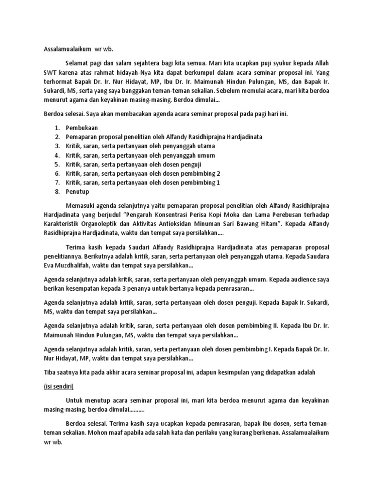 Text Moderator Seminar Proposal | PDF