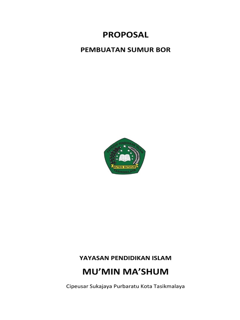 Proposal Sumur BOR | PDF