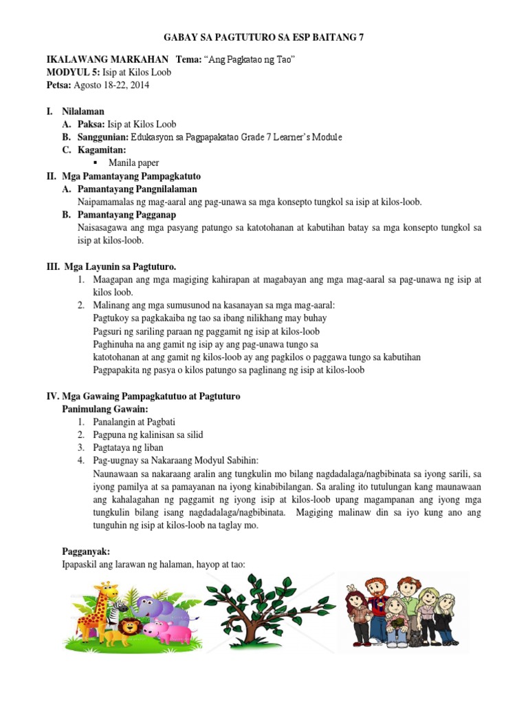 Lesson Plan in Esp | PDF