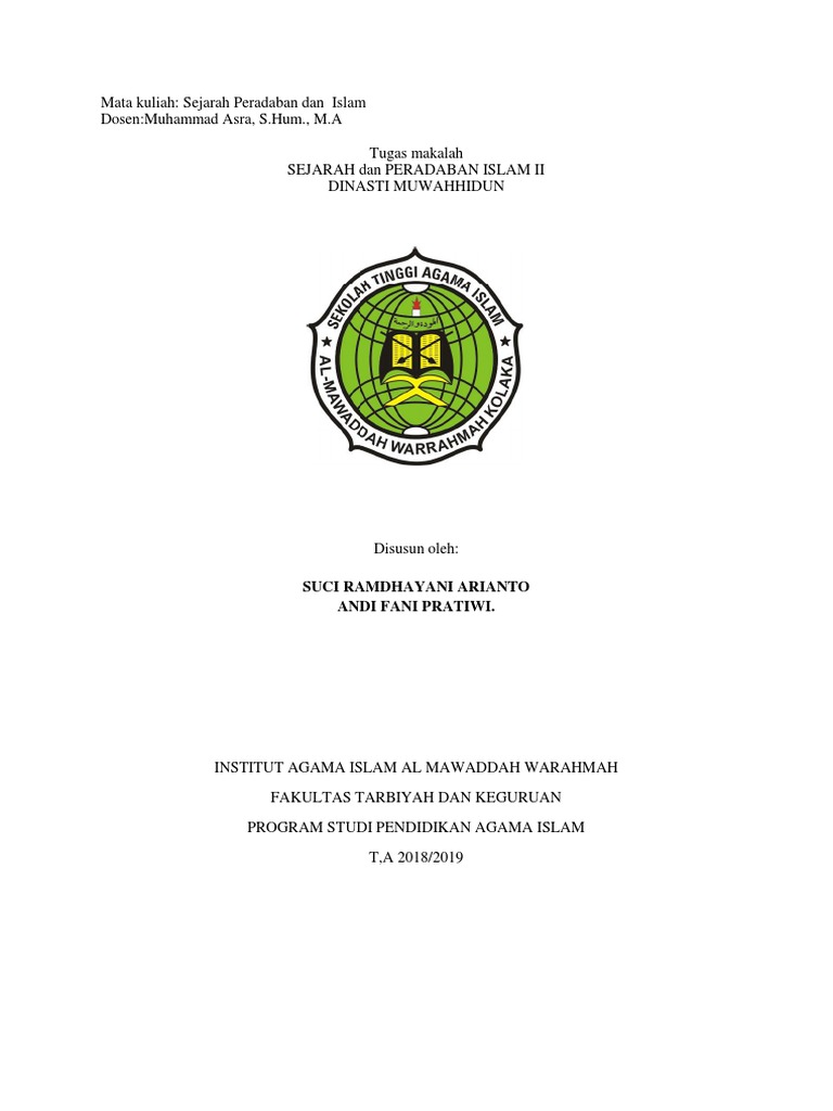 Dinasti Muwahhidun | PDF