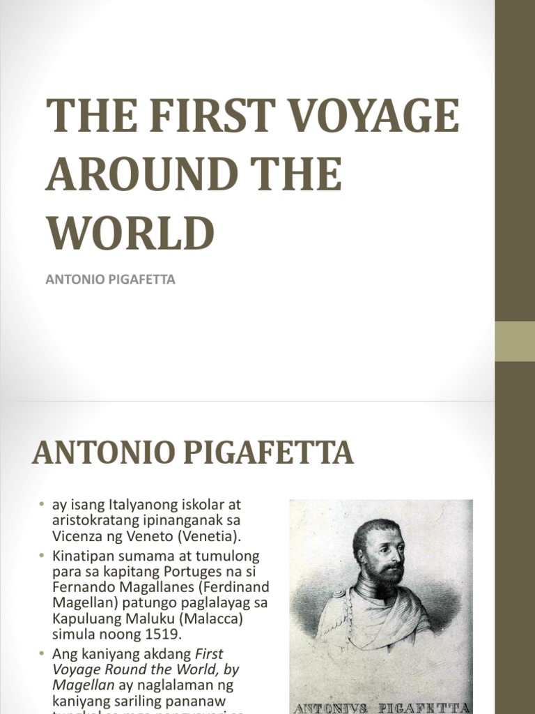 The First Voyage Around The World | PDF