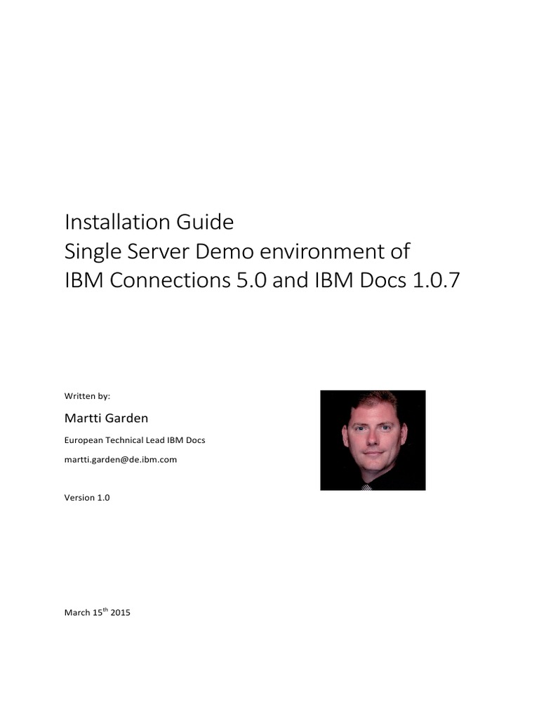 Installation Guide IBM Connections 5.0 and IBM Docs 1.0.7 Windows PDF ...