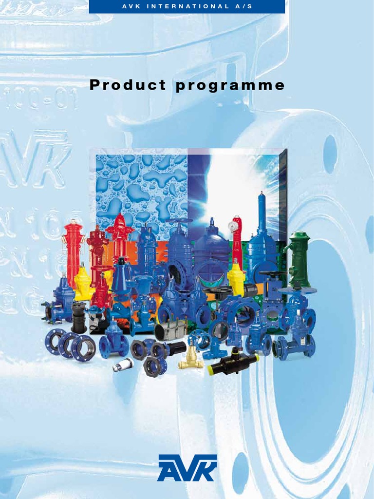 AVK Product Programme PDF | PDF | Valve | Pipe (Fluid Conveyance)