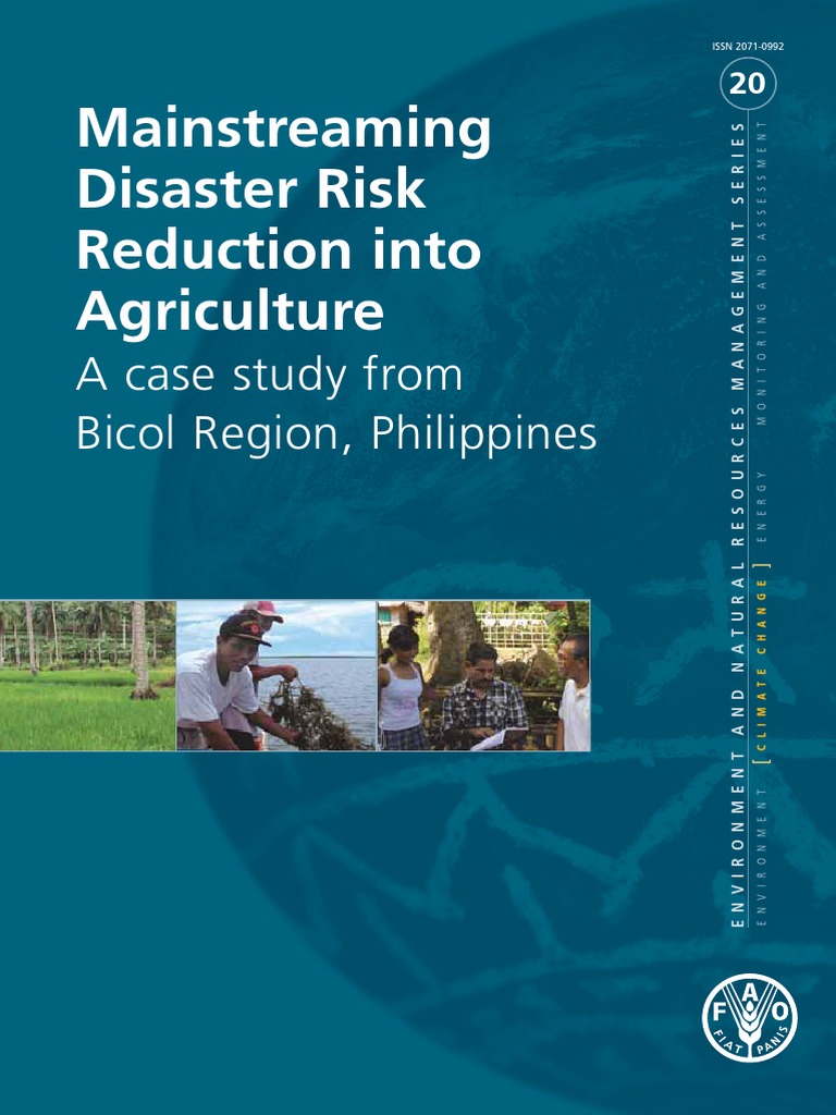 DRR Cca in Bicol | PDF | Disaster Risk Reduction | Food And Agriculture ...