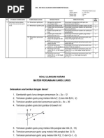 Modul Ajar Persamaan Garis Lurus | PDF