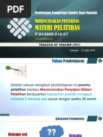 CONTOH-Rancangan Program Pelatihan | PDF